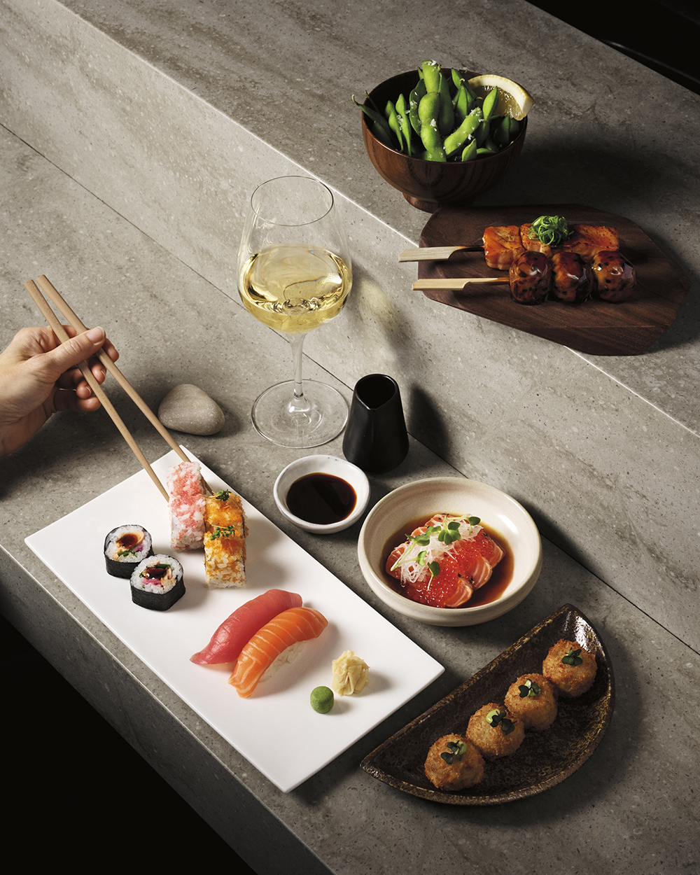 Sticks and sushi menu store